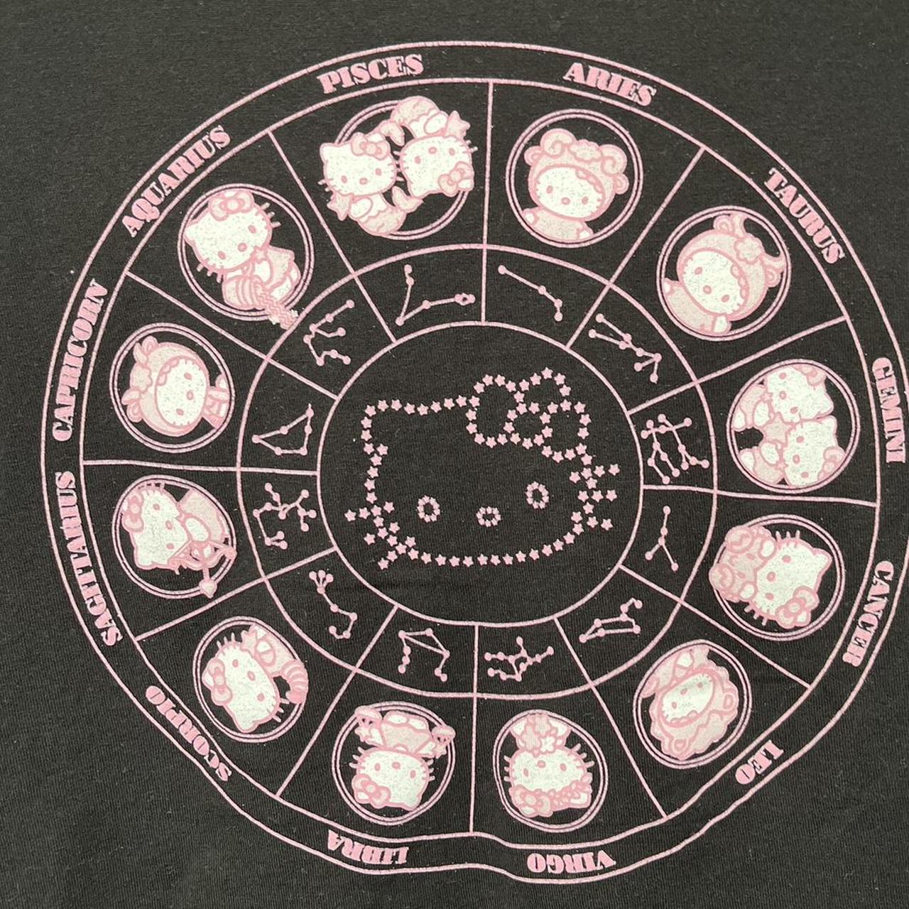 Hello kitty horoscope tshirt Worn once & in great... - Depop