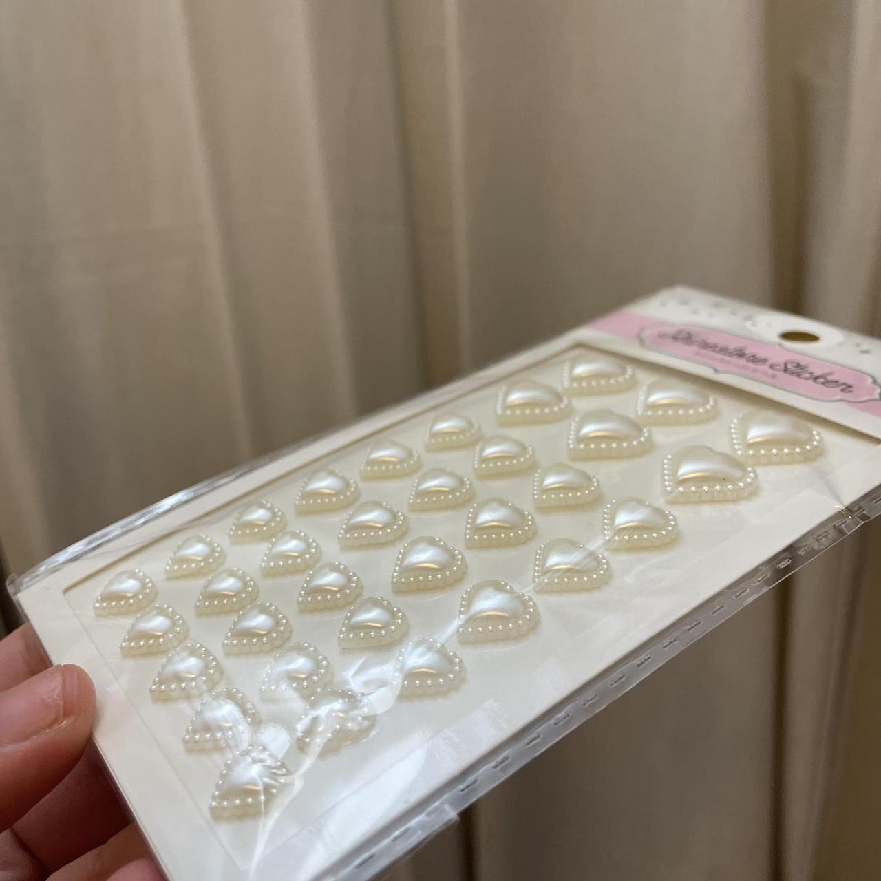 Daiso Pearl Rhinestone Sticker Lot (2) ️ ️NOTE: NOT... - Depop