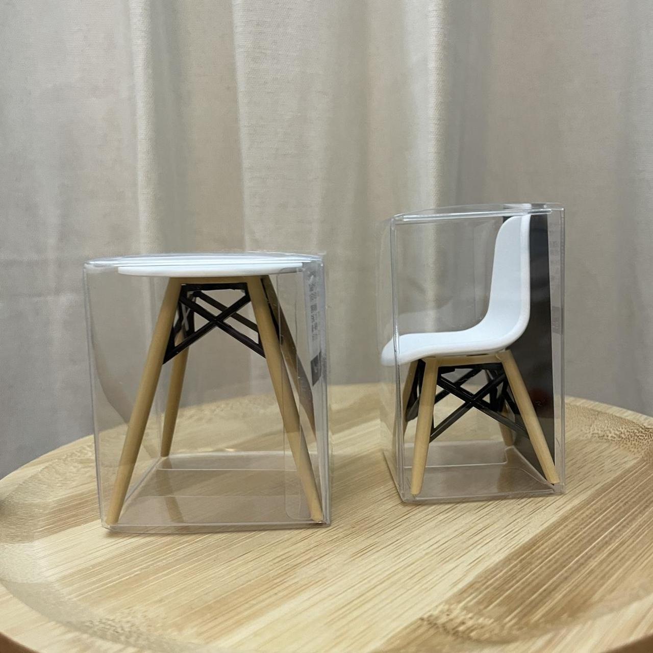 Daiso Miniature Chair and Table Set 1 ️ ️NOTE: NOT... - Depop