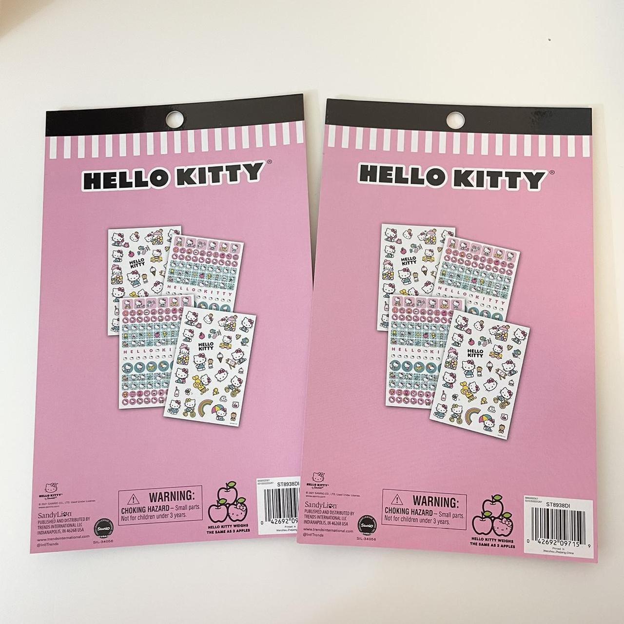 Hello Kitty Pink Stickers | Depop