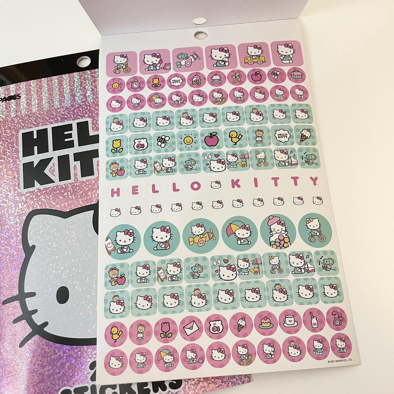 Hello Kitty Pink Stickers | Depop