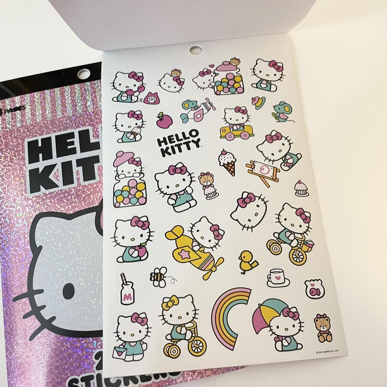 Hello Kitty Pink Stickers | Depop