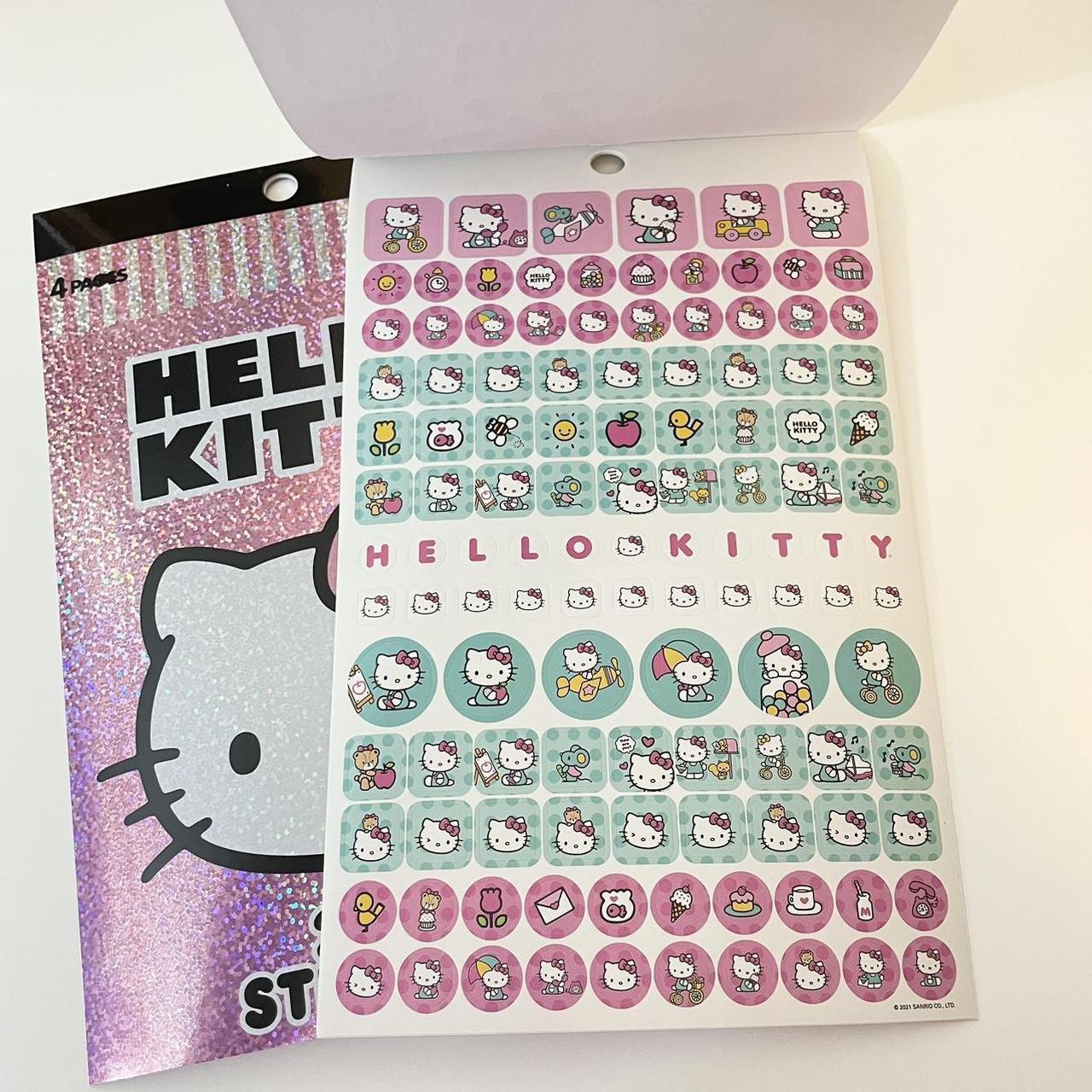 Hello Kitty Pink Stickers | Depop