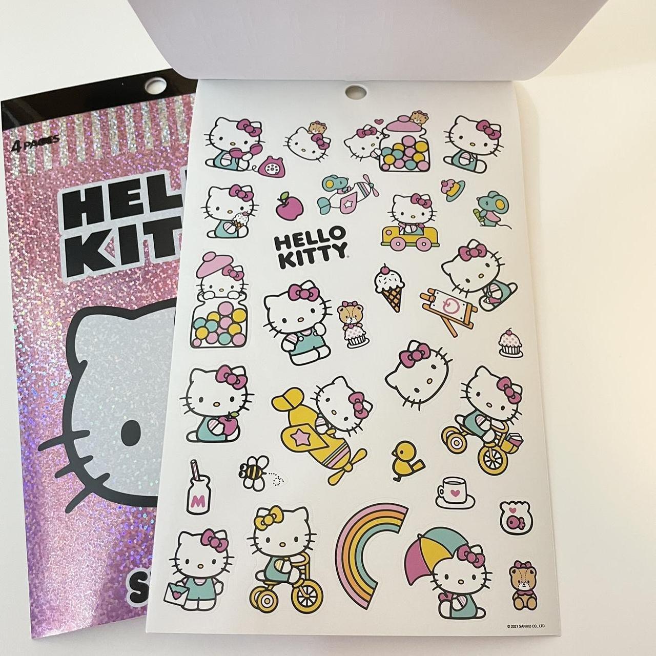 Hello Kitty Pink Stickers | Depop
