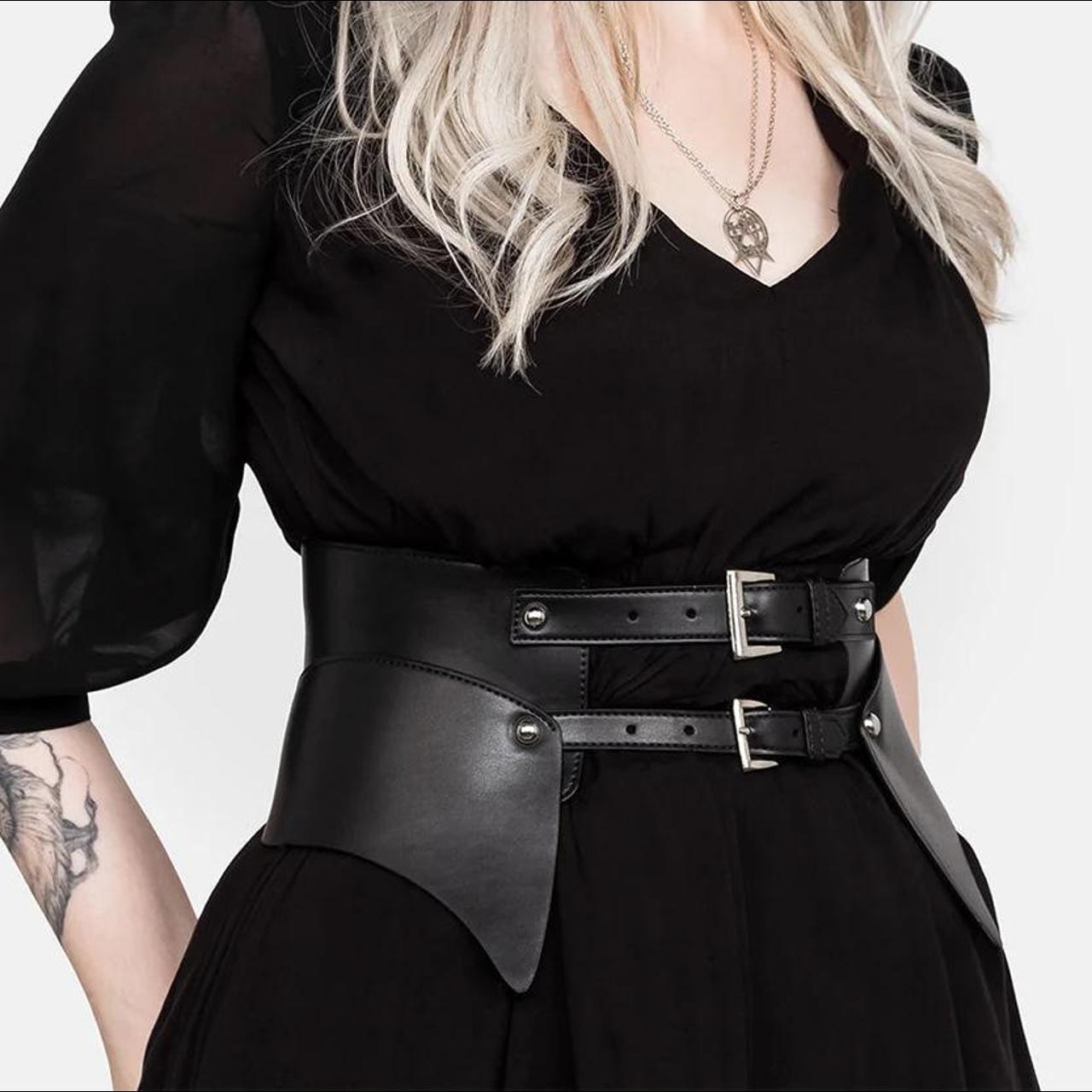 #Disturbia Prophecy Peplum belt in M-L. Never worn.... - Depop