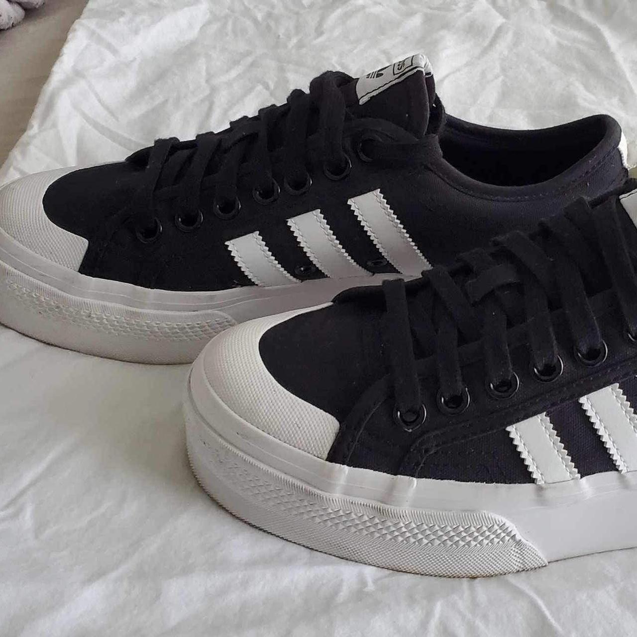 adidas Originals Nizza platform sneakers in... - Depop