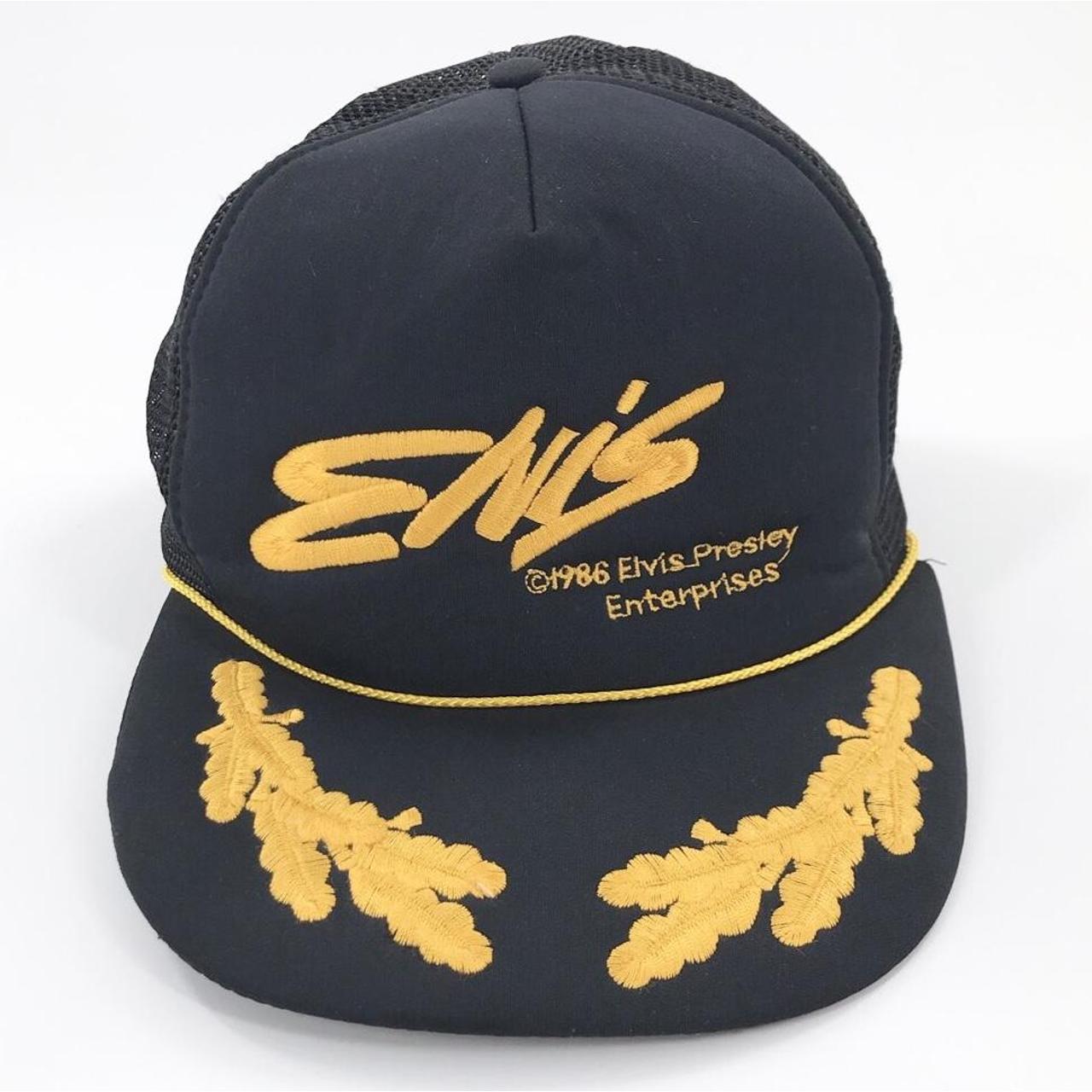 Vintage 1986 Elvis Presley Trucker Cap / Hat. One... - Depop