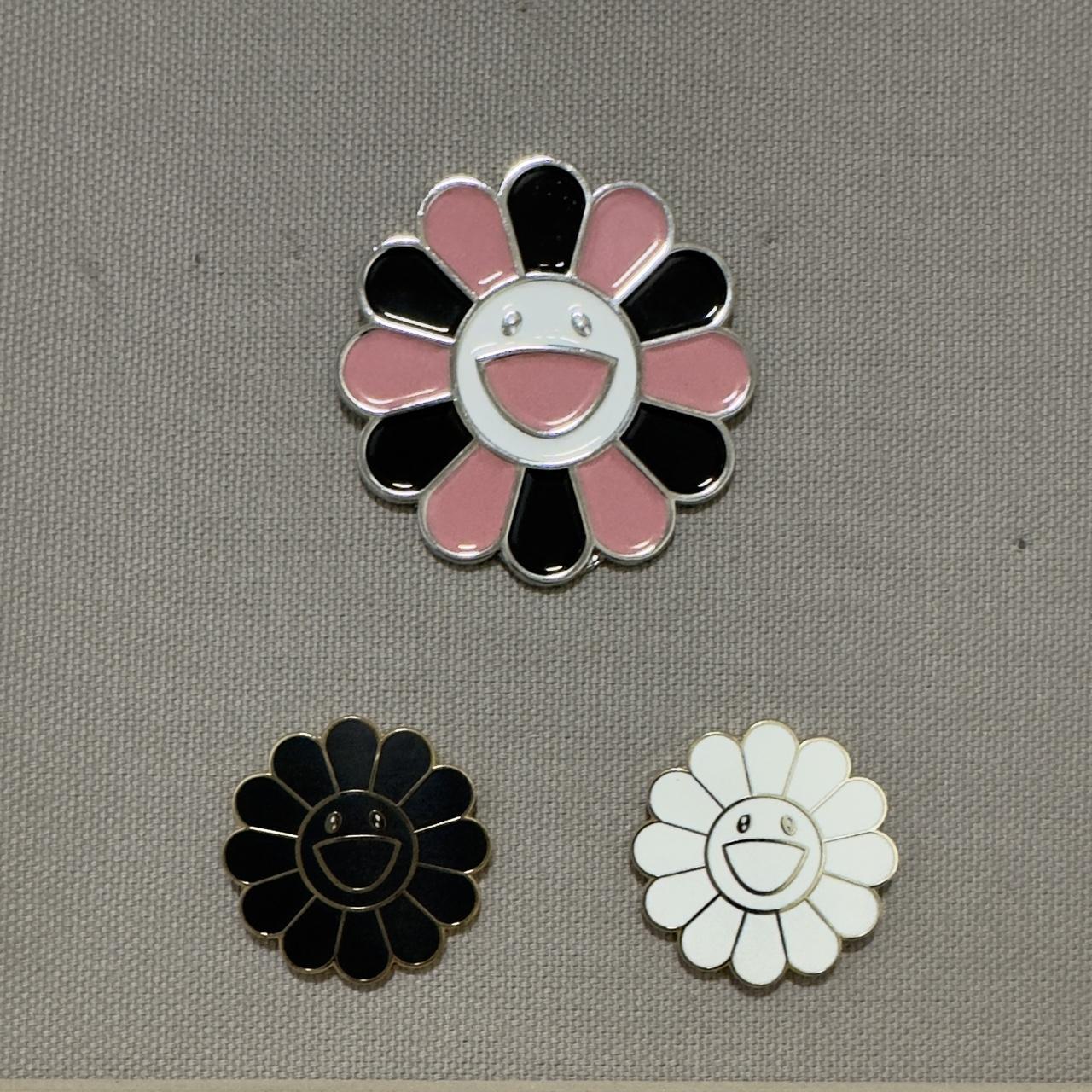 Takahashi Murakami x BlackPink Flower pin NEW size... - Depop