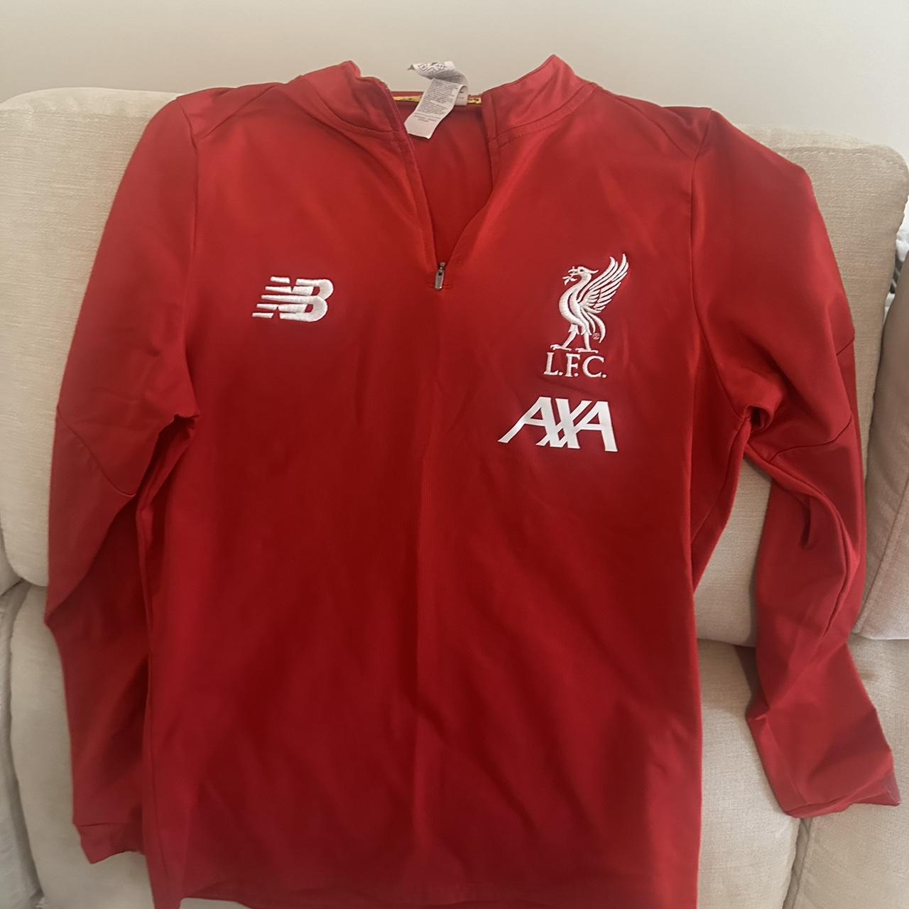 Boys Liverpool Training Top.. size large boys - Depop