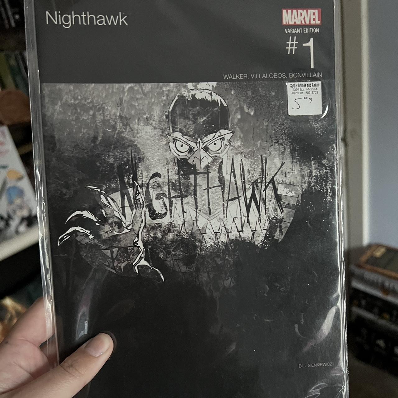 Nighthawk #1 Bill Sienkiewicz Hip Hop Variant Comic... - Depop