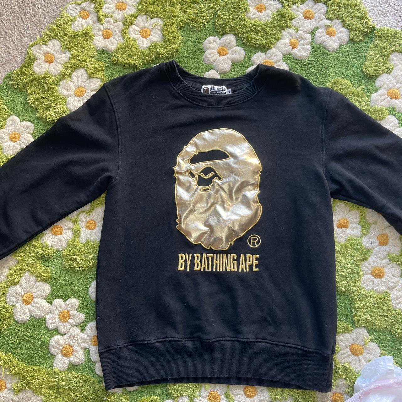 Bathing ape Bape crewneck, very good conditions so... - Depop