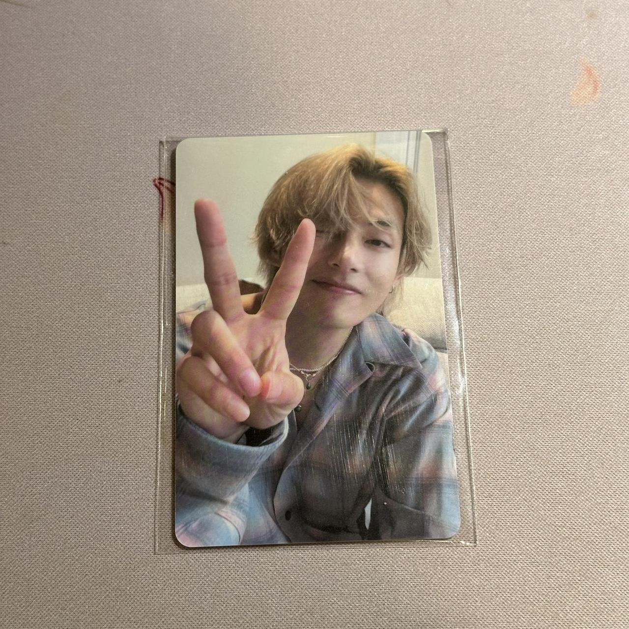 official taehyung v layover pvc photocard from... - Depop