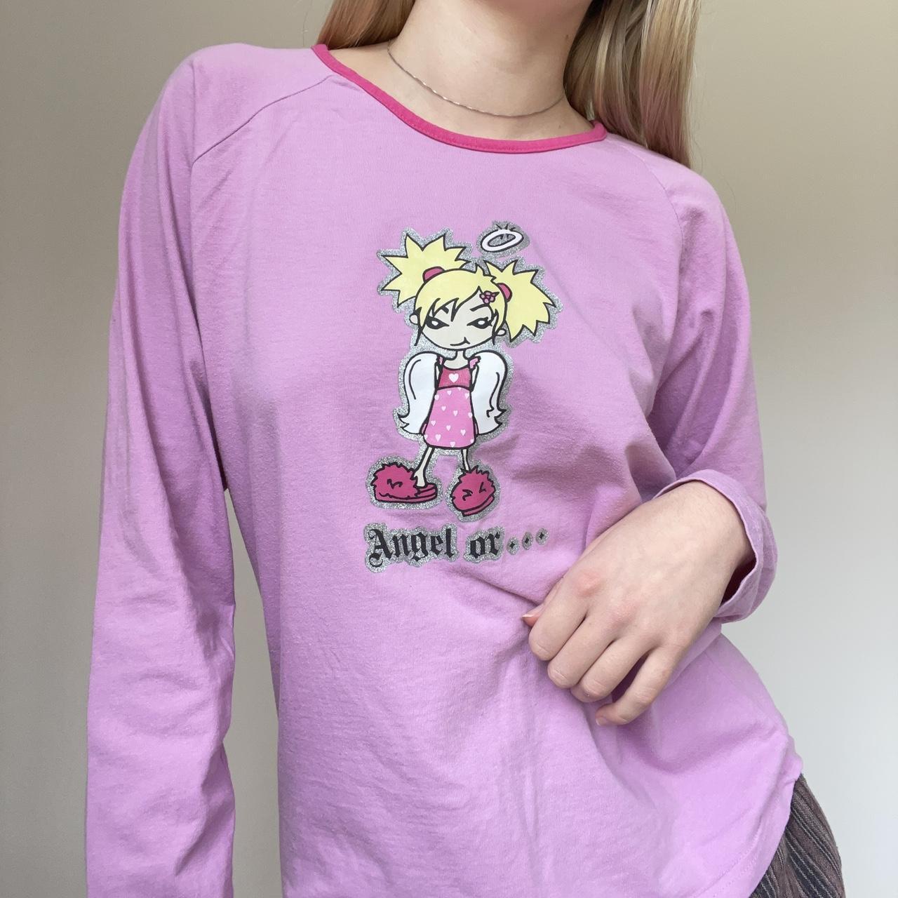 90s y2k vintage Tammy girl graphic tee • bubblegum... - Depop