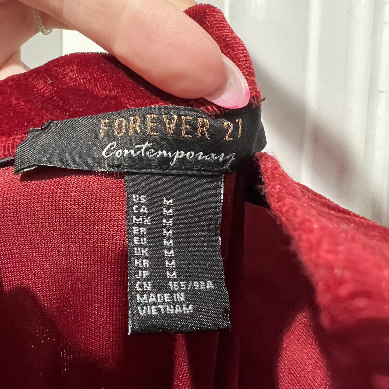 forever, 21 red dress, size medium #forever21... - Depop