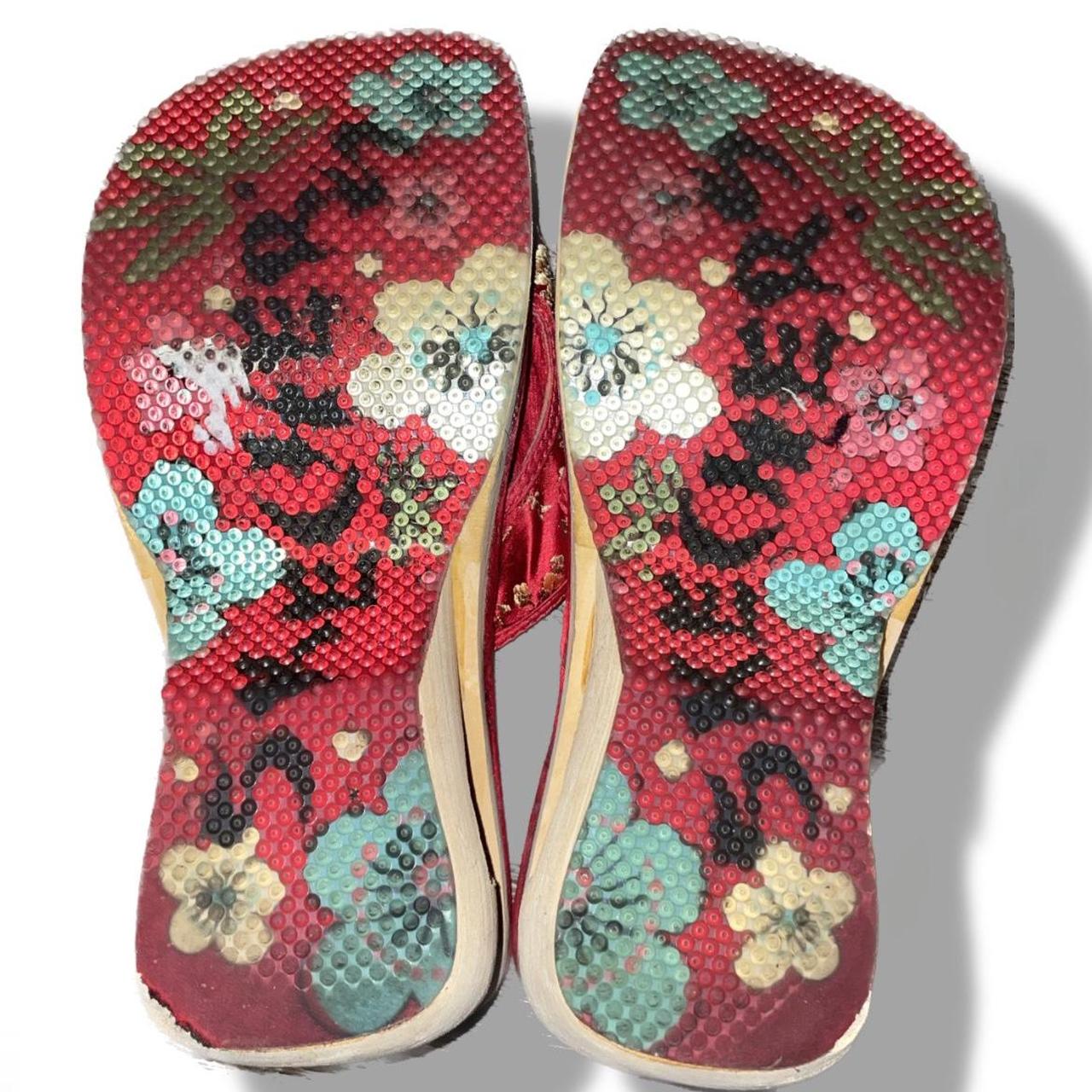 Vintage 90’s Skechers red silk platform cut out... - Depop