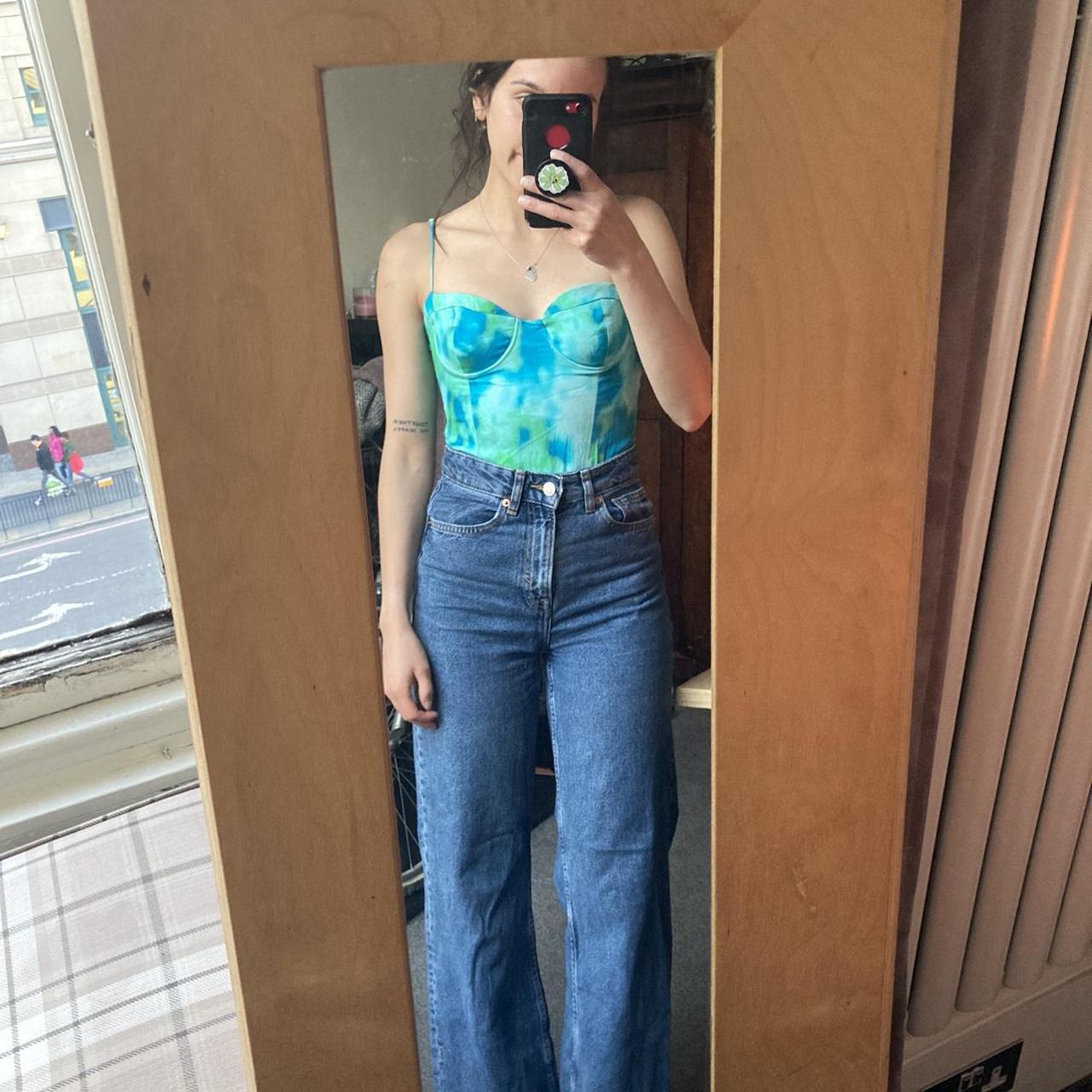 Gorgeous Zara body suit Button fastening at the... - Depop