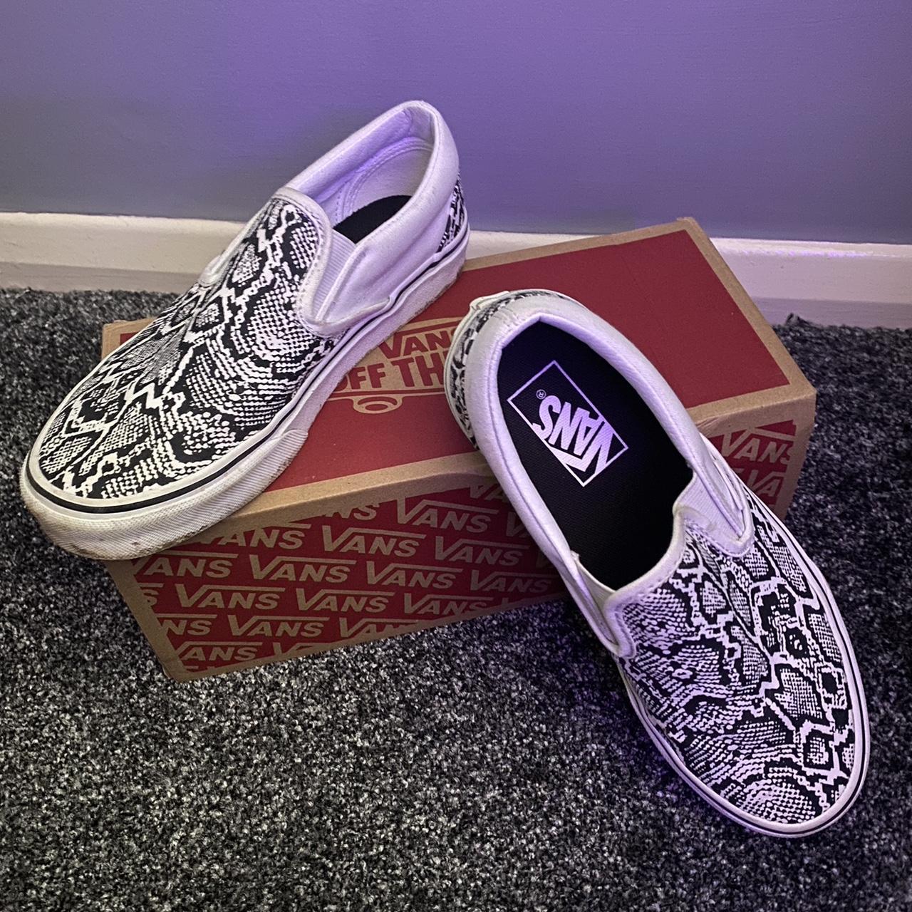 classic slip-on python vans UK size 5 Open to... - Depop