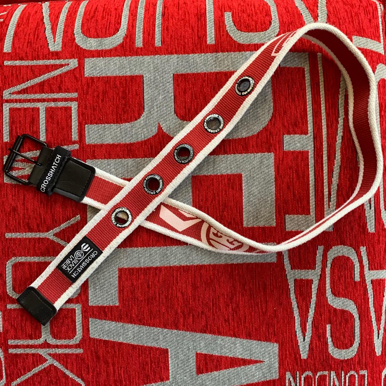 FUNKY BELT- crosshatch belt one size great... - Depop