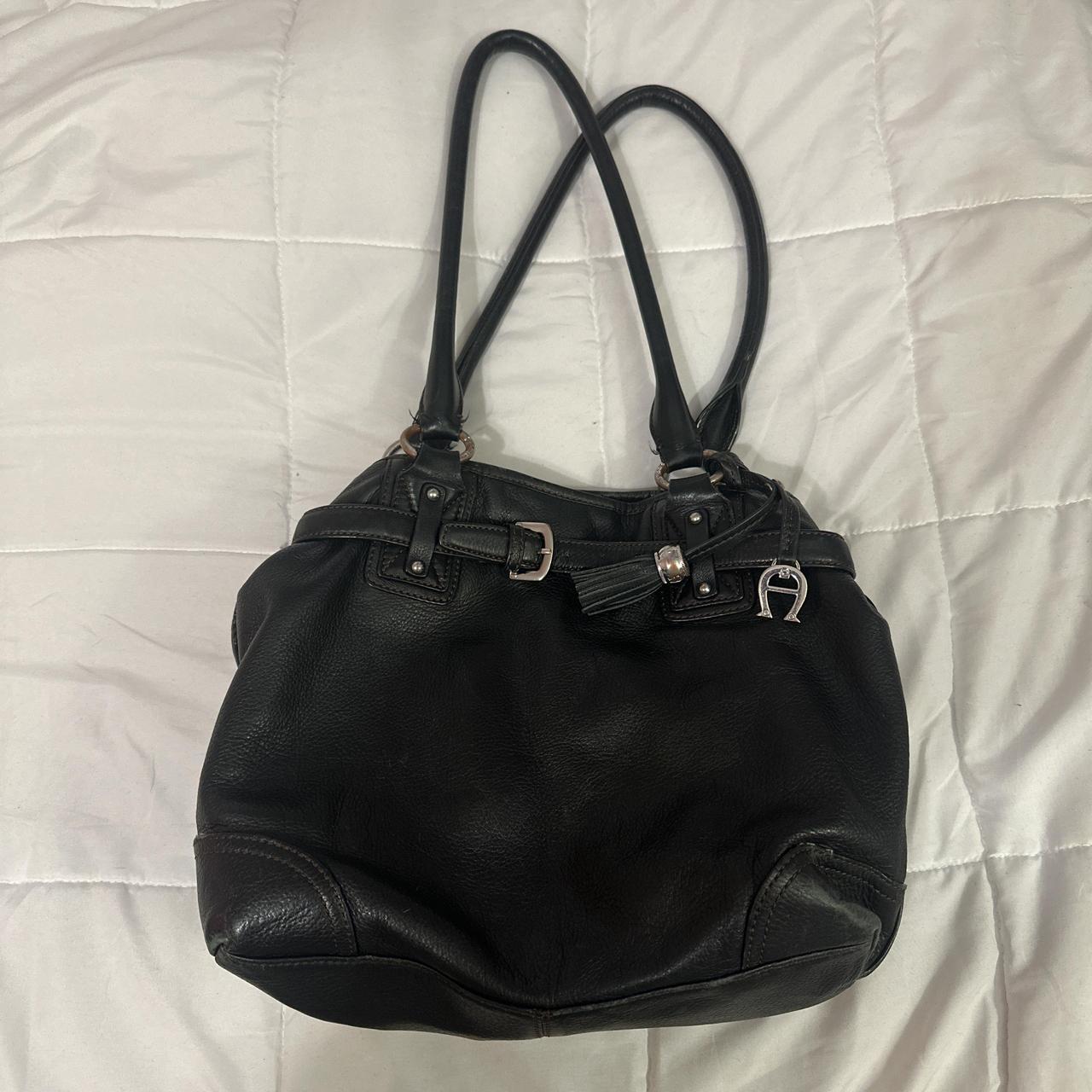 Vinate y2k juicy couture styled black leather... | Depop