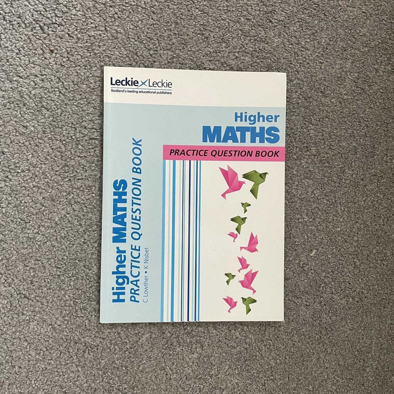 higher maths practice question book brand... - Depop