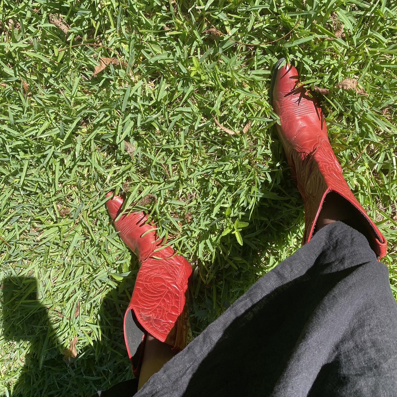 Absolutely stunning & very rare Vintage Acme red... - Depop