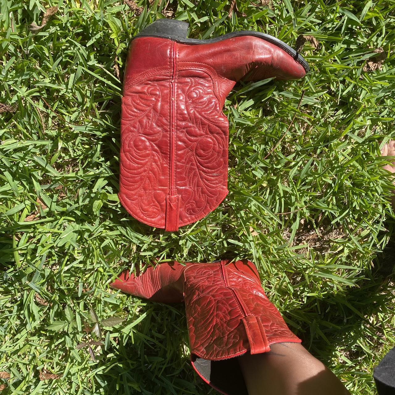 Absolutely stunning & very rare Vintage Acme red... - Depop