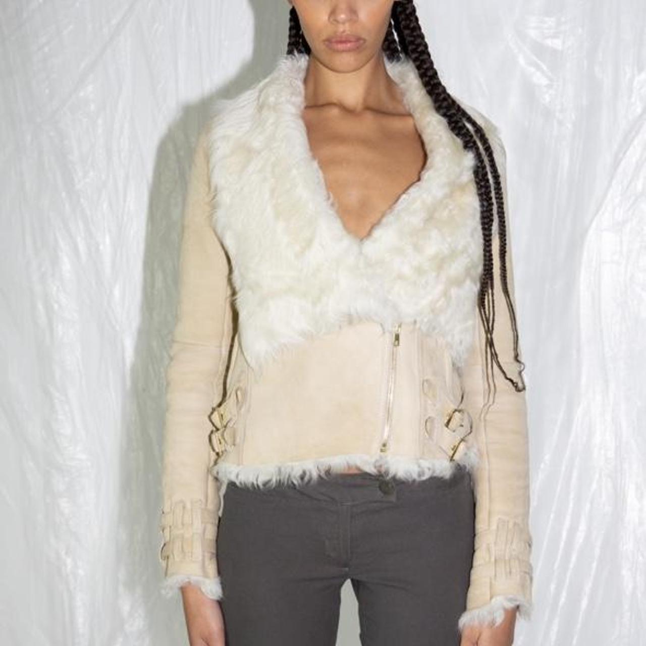 LE CIEL BLEU fur suede jacket size S fits uk 8 best - Depop