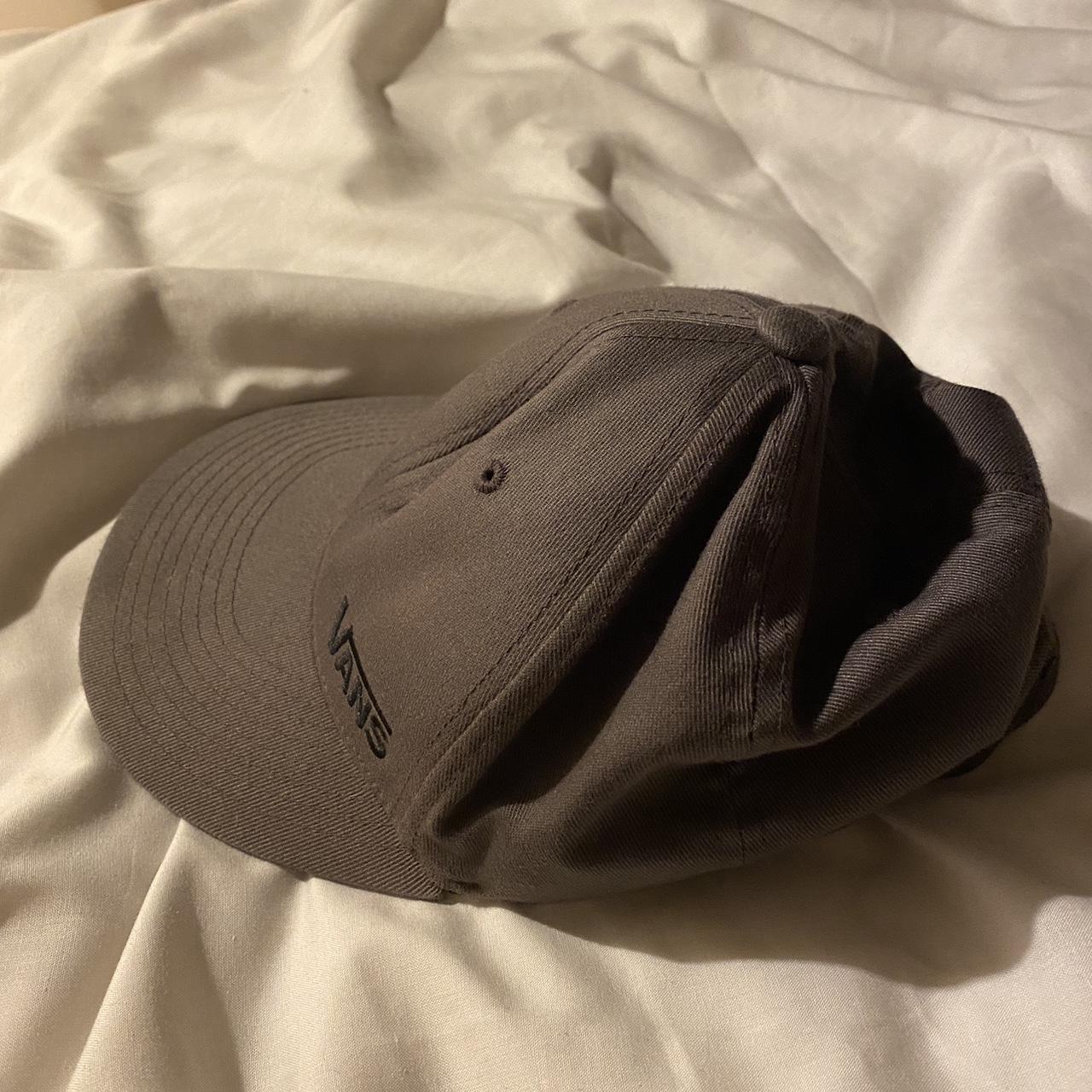 Vans grey cap Fits nice Not adjustable Slightly worn - Depop