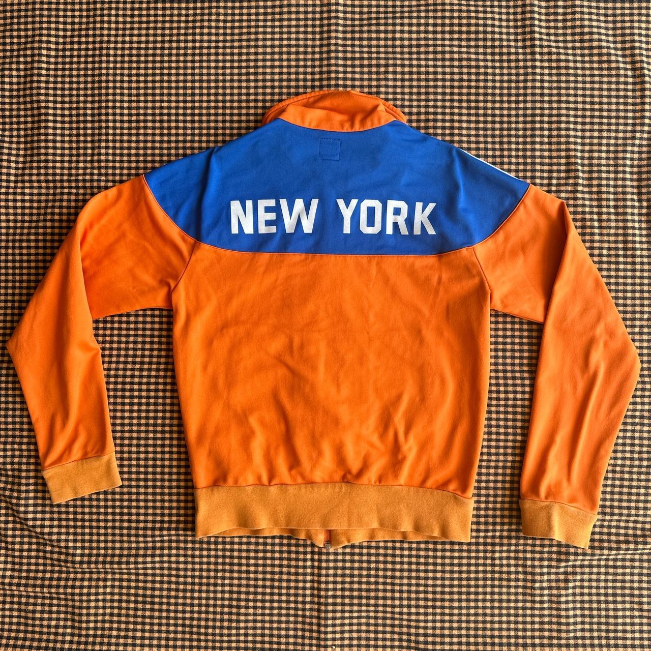 Sample orange and blue adidas zip up sports jacket!... - Depop