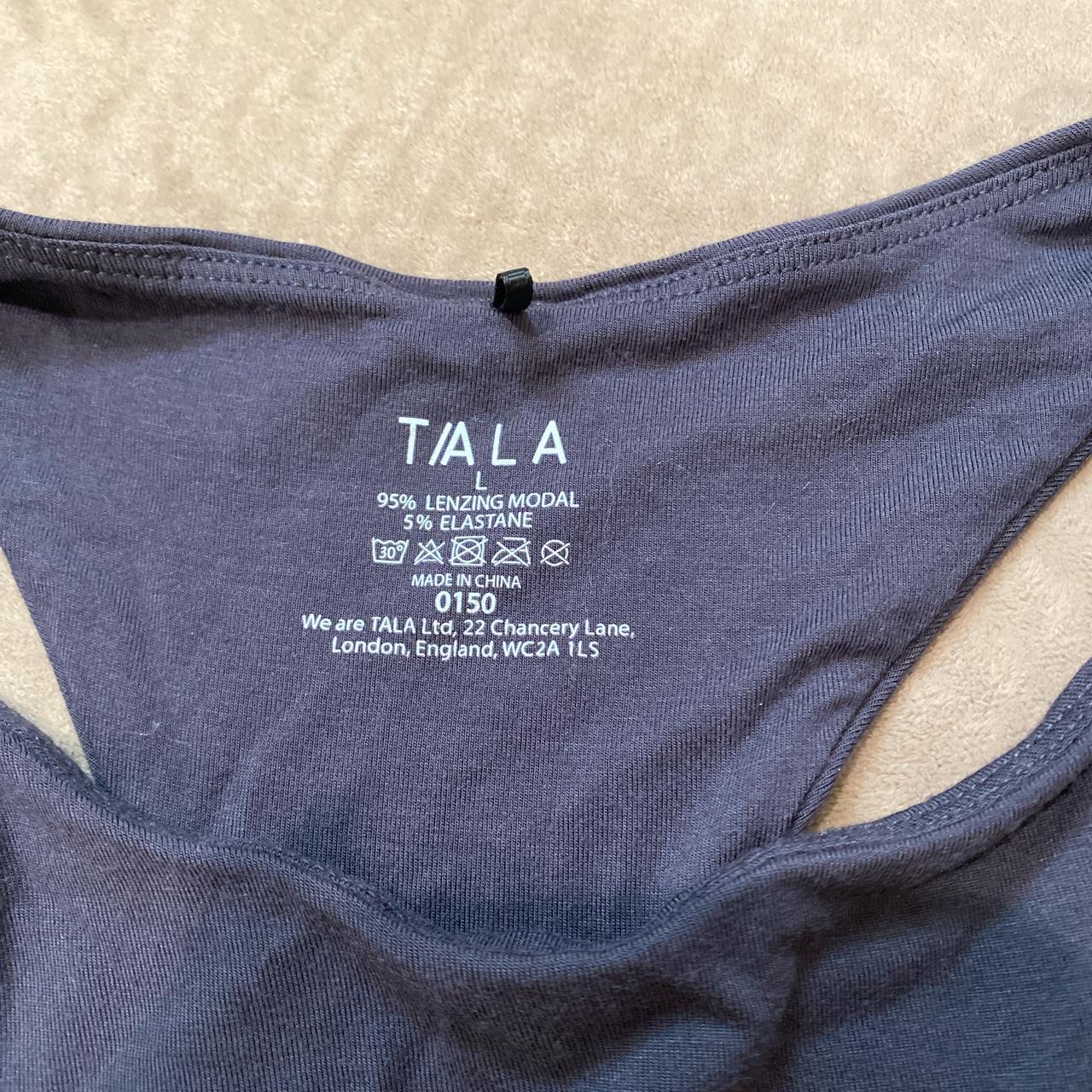 Tala Women's Black and Grey Vests-tanks-camis | Depop