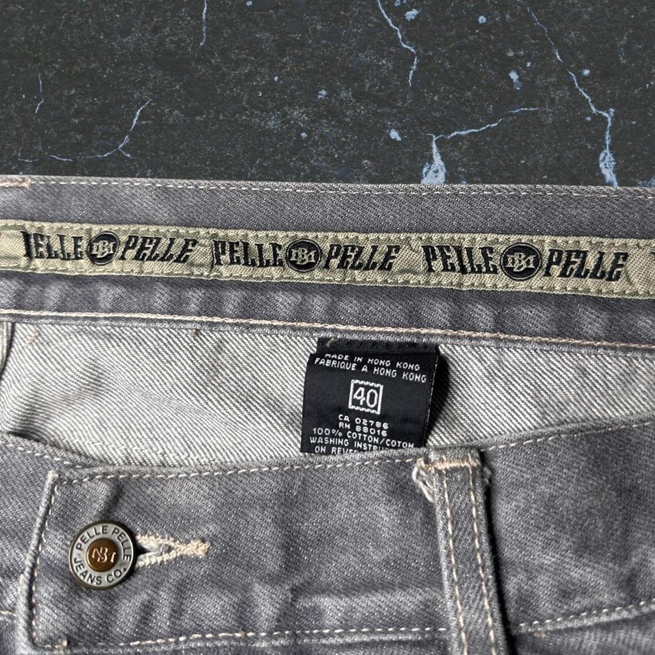 Pelle Pelle grey baggy jeans, size 40x32. Perfect... - Depop