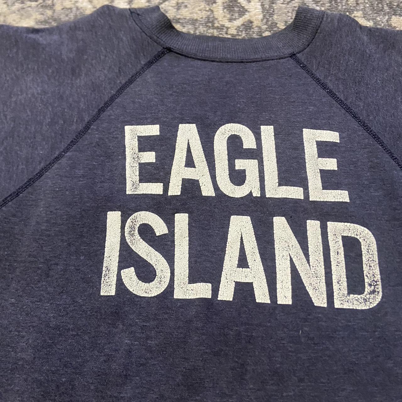 80s Eagle Island short sleeve sweatshirt. sick... - Depop