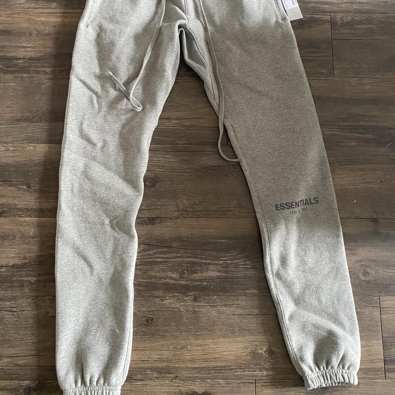 Essentials Men's Grey Joggers-tracksuits | Depop