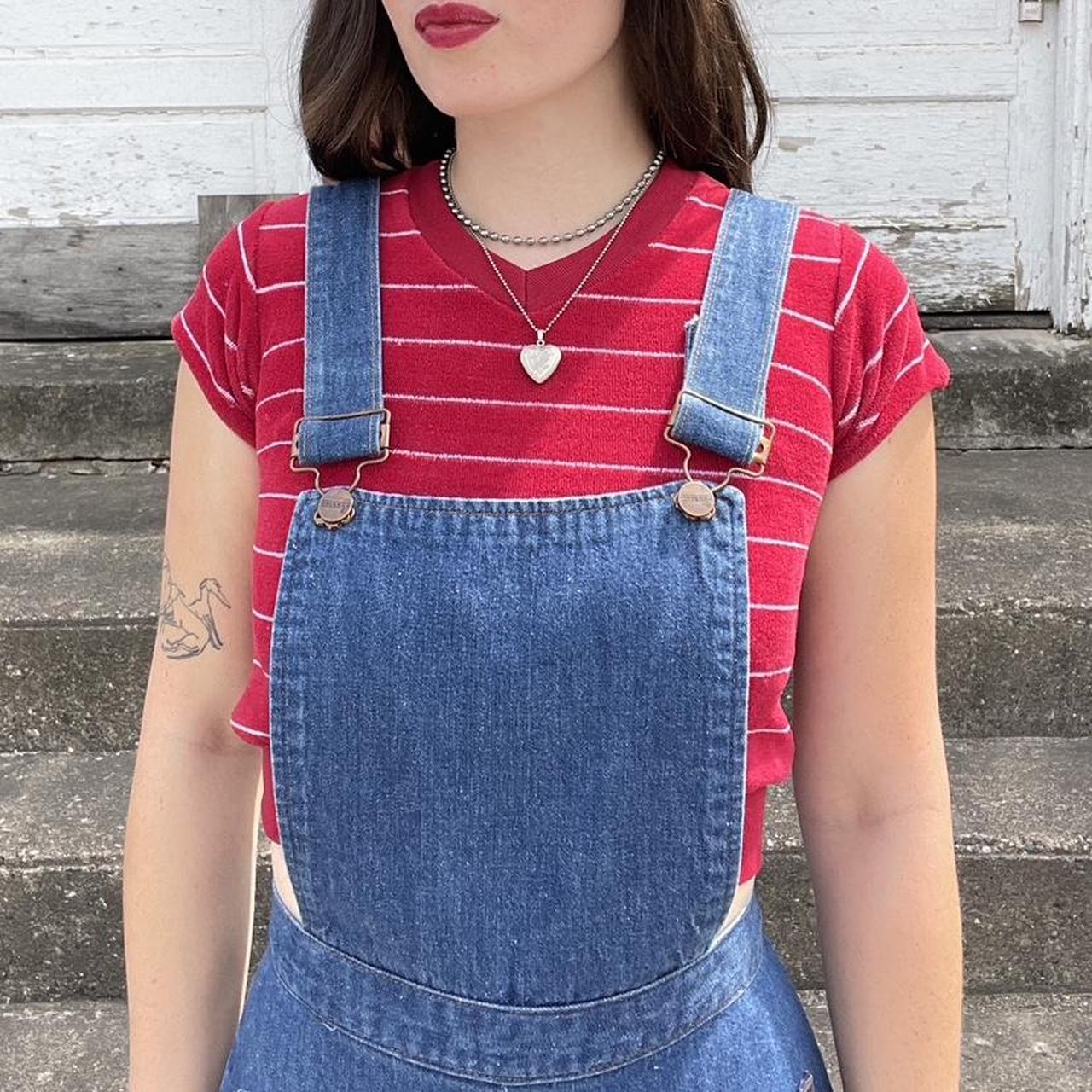 Vintage 1970’s Dark Wash Maverick Overalls Size S.... - Depop