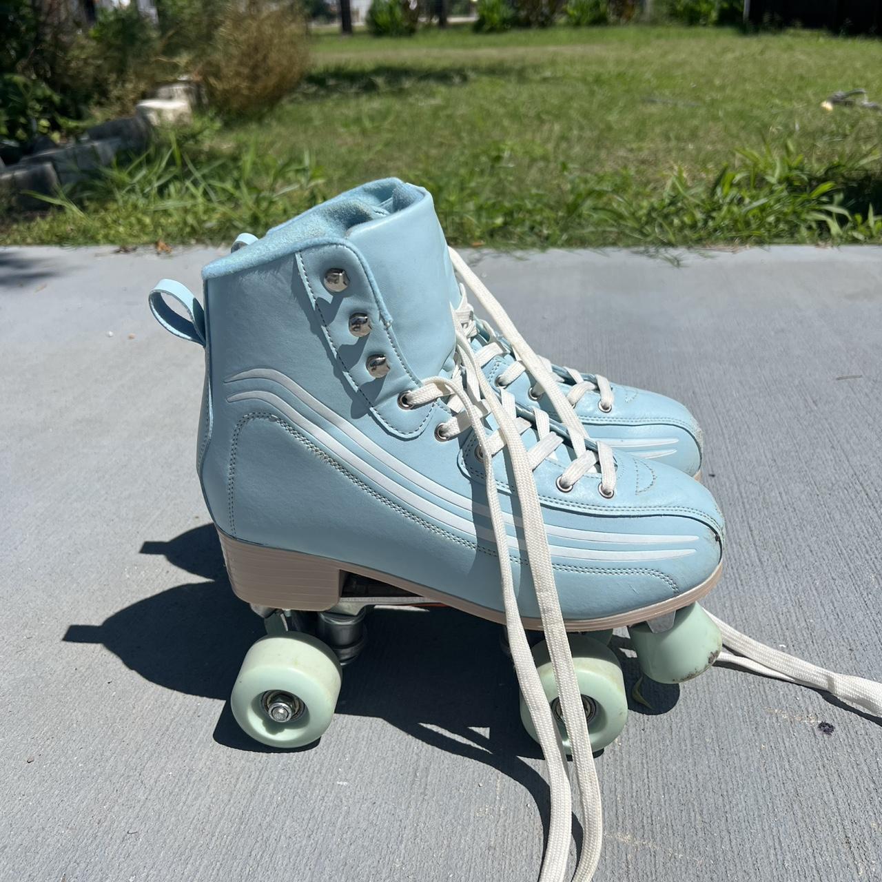 Altard state baby blue roller skates Selling... | Depop