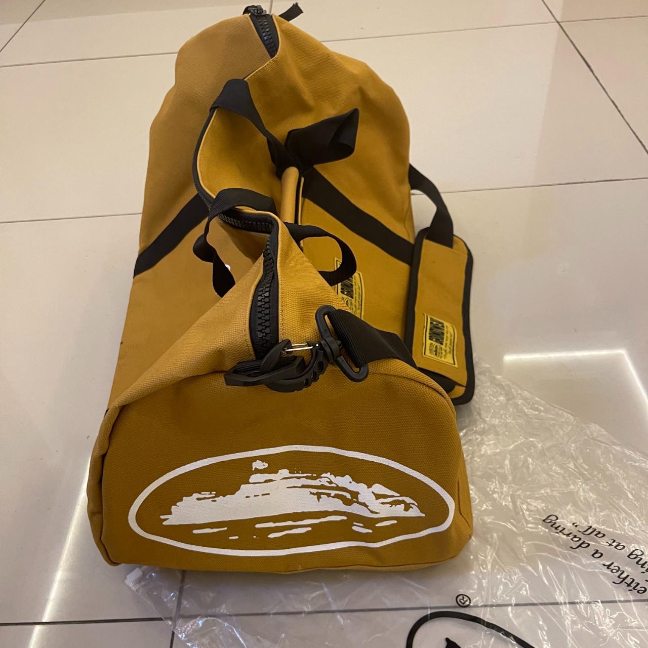 Corteiz Brown Alcatraz Duffle Bag Backpack - One... - Depop