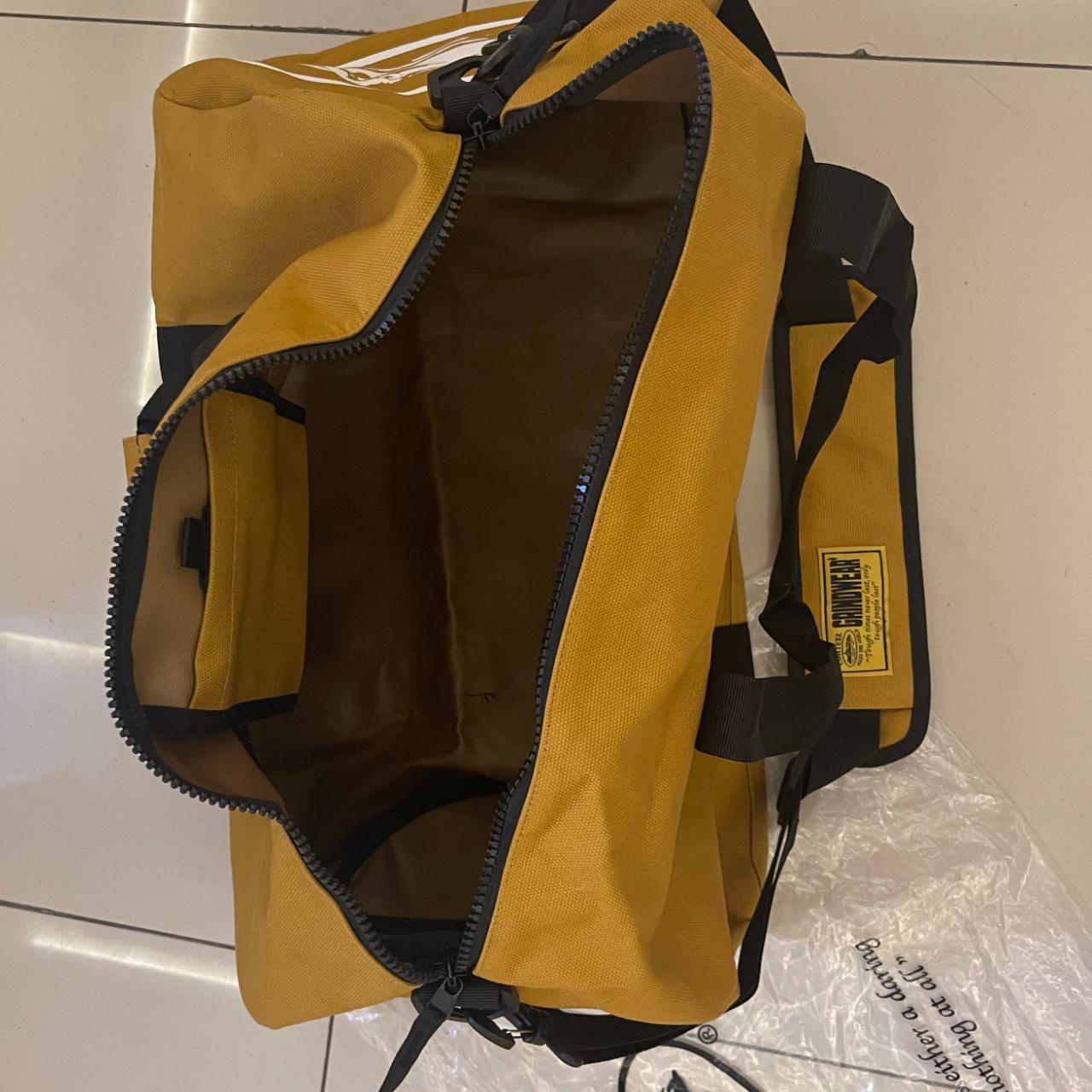 Corteiz Brown Alcatraz Duffle Bag Backpack - One... - Depop