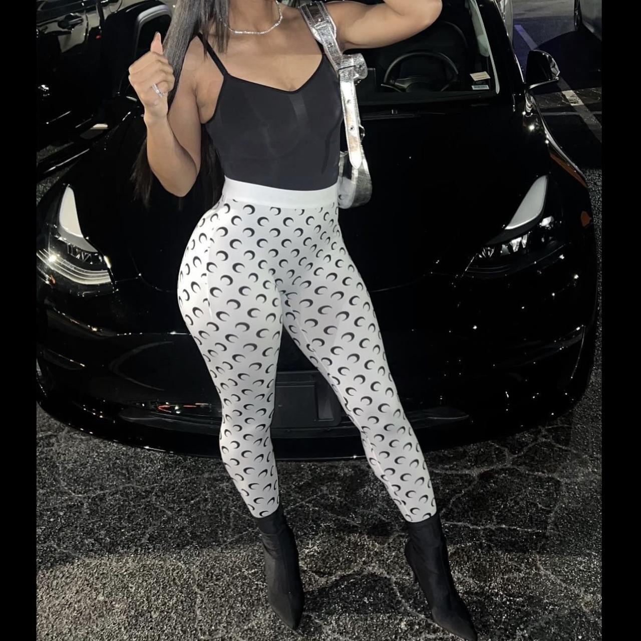 Marine Serre legging Worn once , great conditions... - Depop