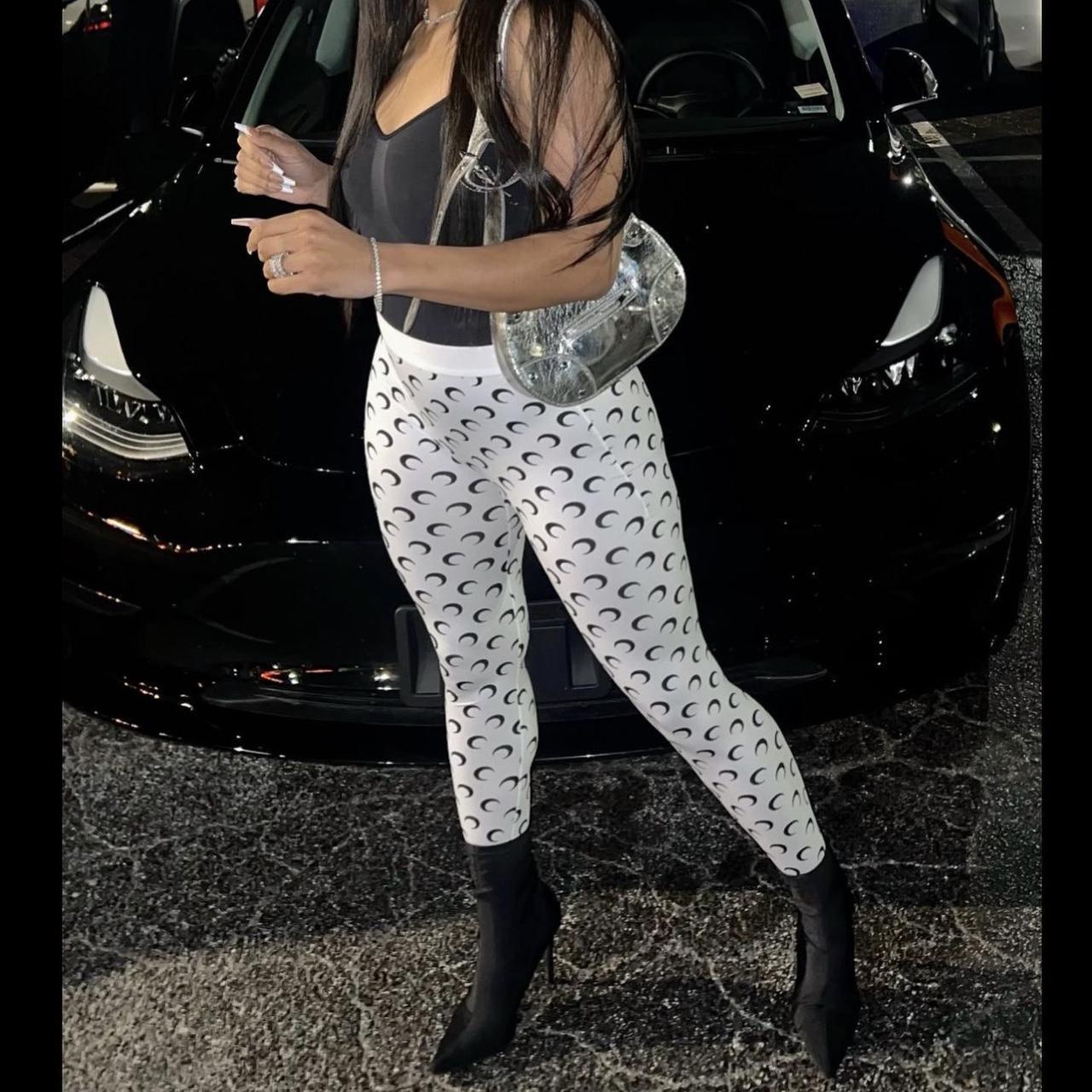 Marine Serre legging Worn once , great conditions... - Depop