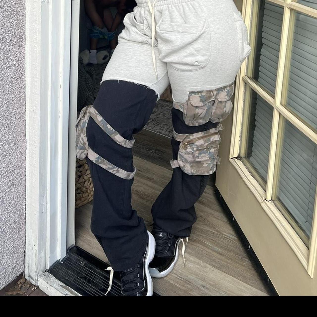 Cargo Sweats- worn once - Depop