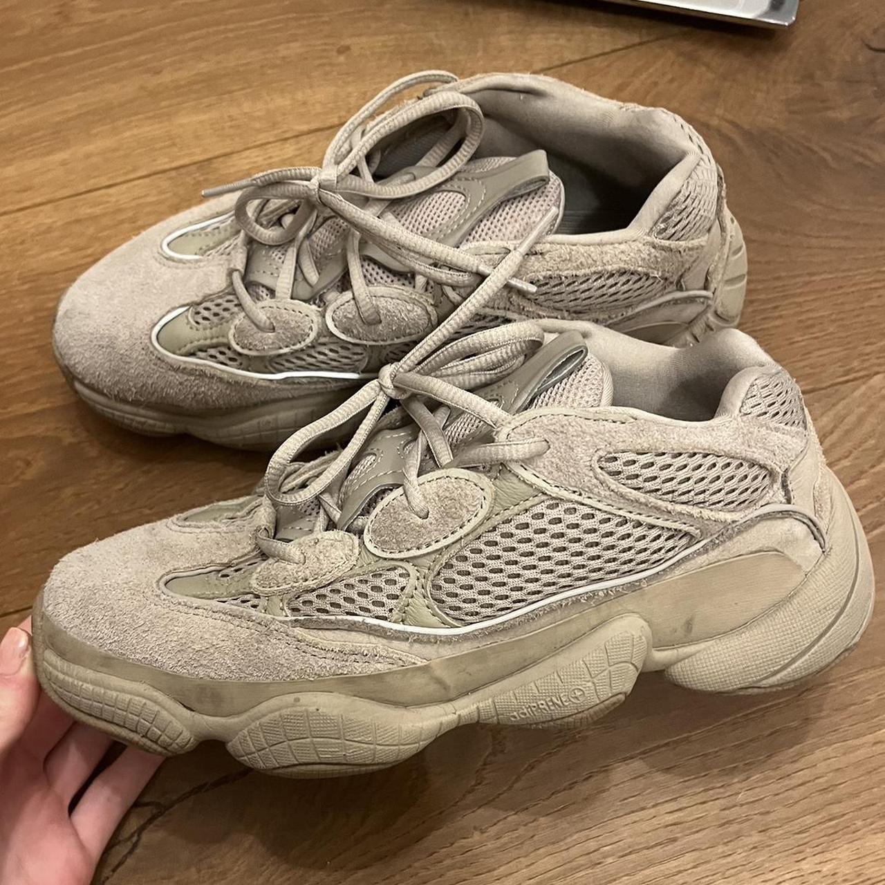 yeezy 500 some sign of use size 39 Dm before... - Depop