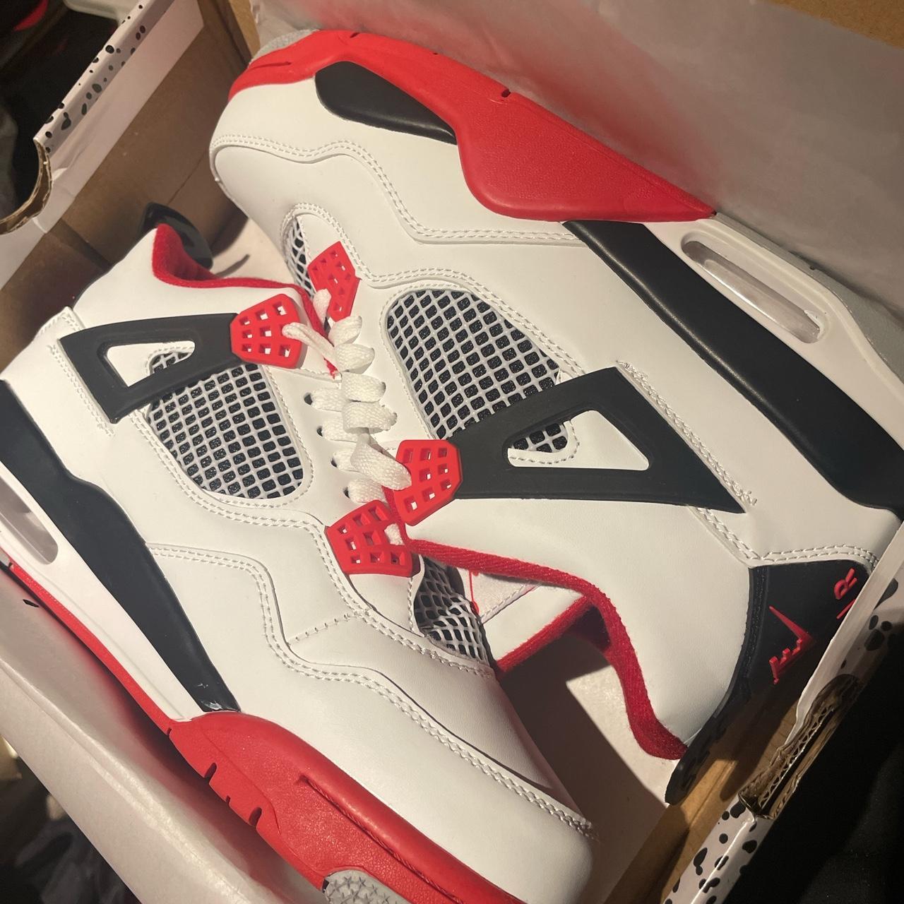 Jordan 4 Fire Red Size 8.5 10/10 condition only... - Depop