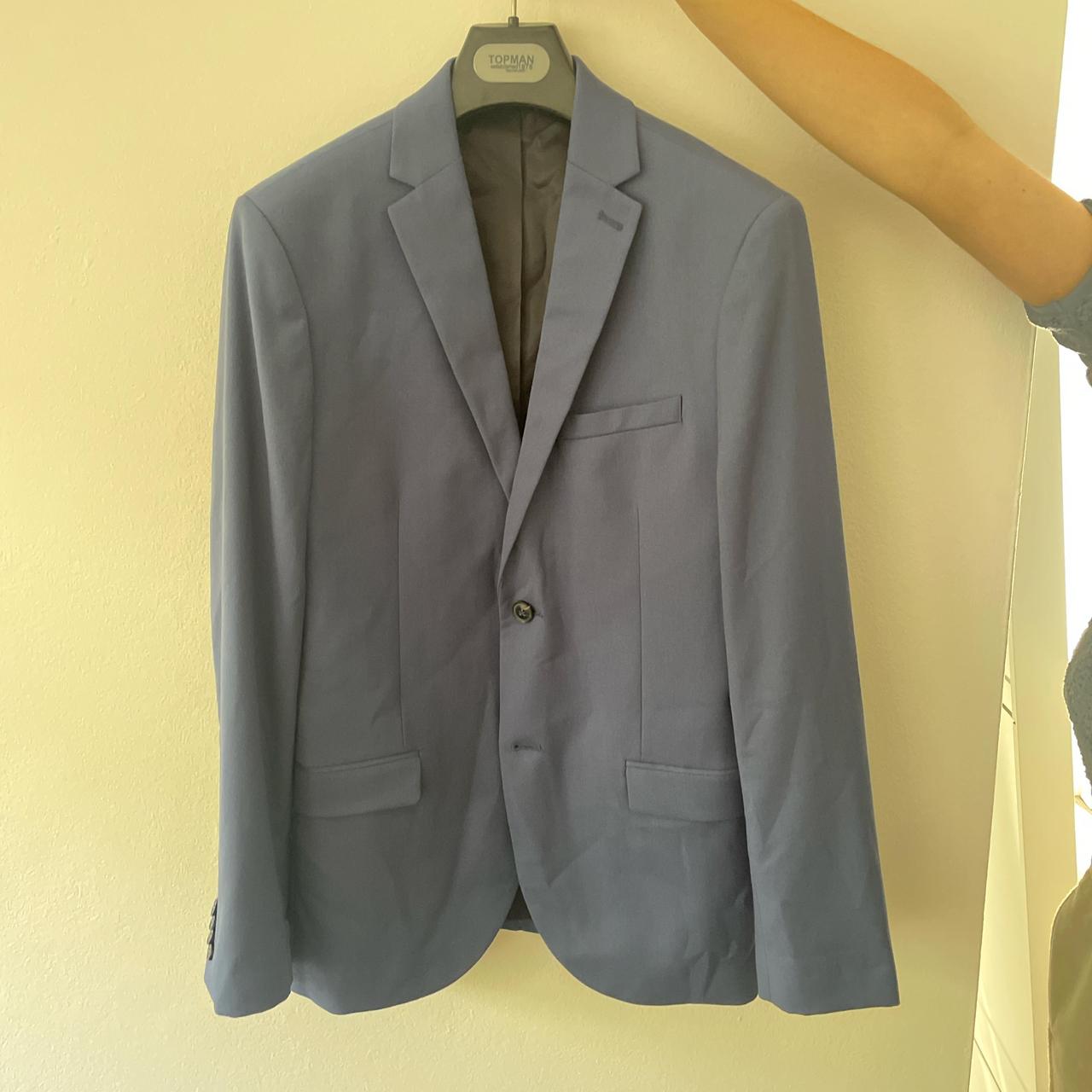 Topman Mens slim fit suit. Blazer is a size 38R.... - Depop