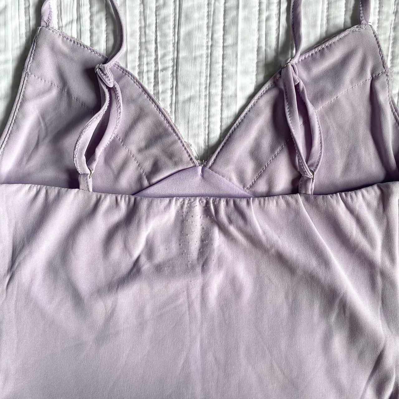 White fox lavender cami Size xs Has some pilling at... - Depop