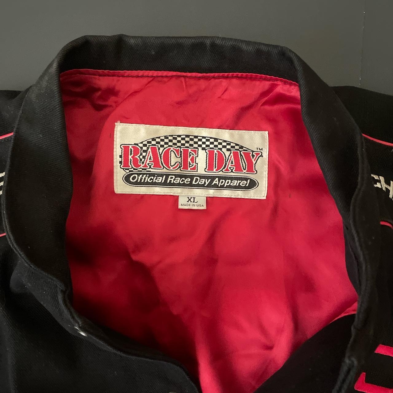 NASCAR Men's Black and Red Jacket | Depop