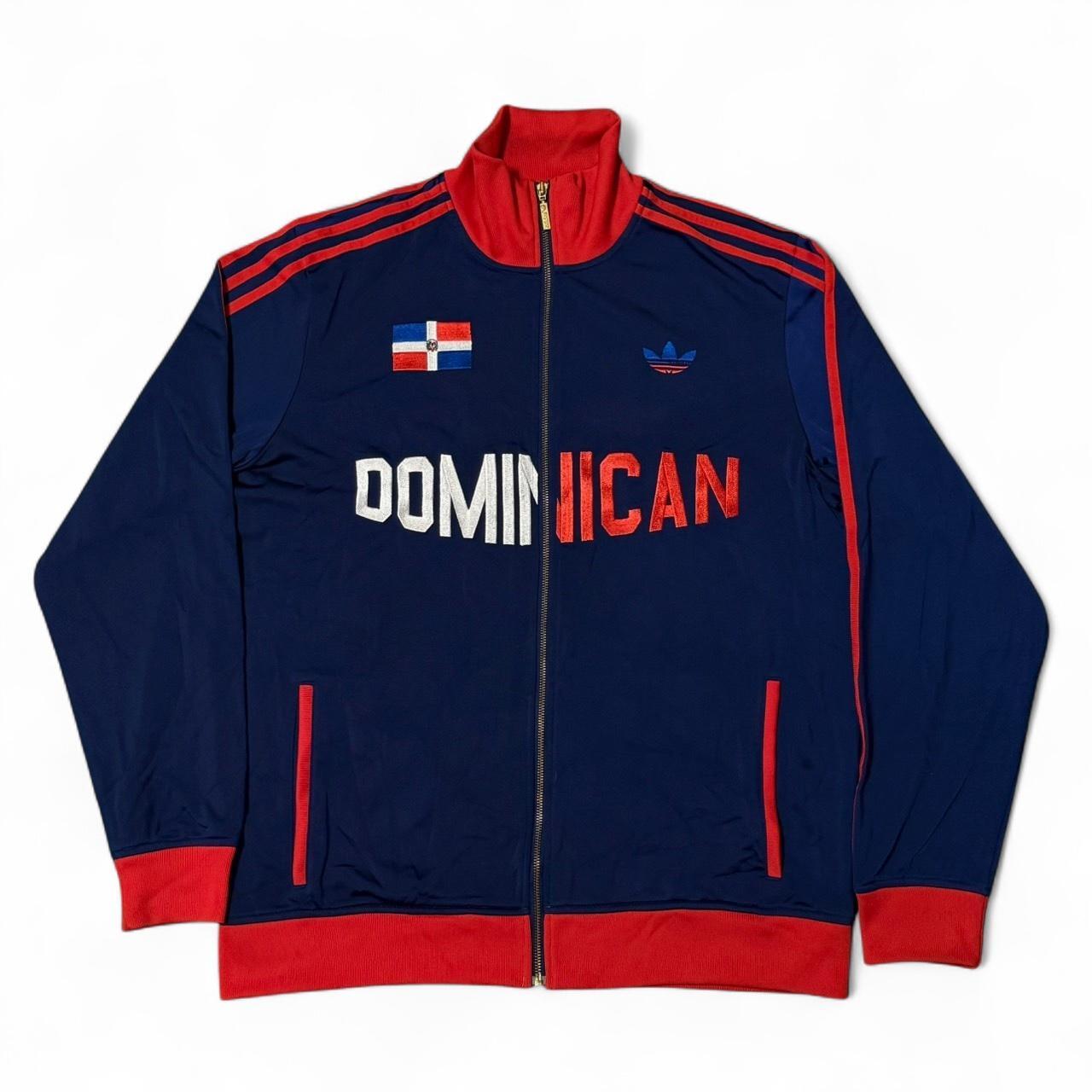 vintage 00s dominican adidas world cup track... | Depop