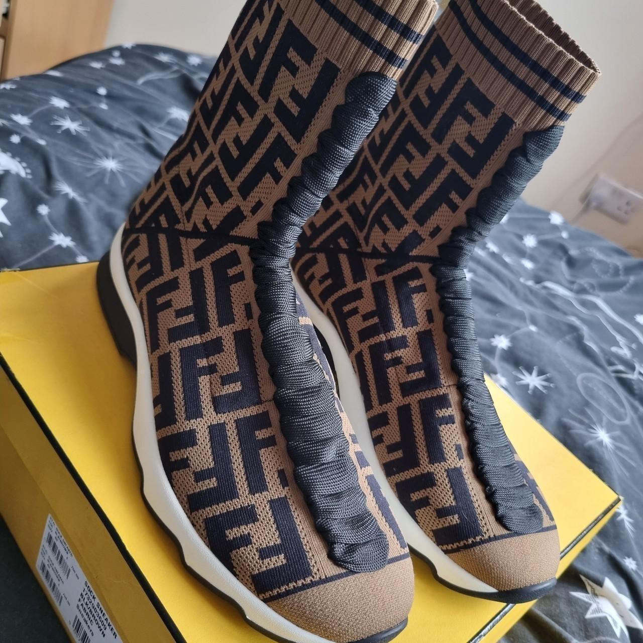 Very rare FENDI roma sock boots UK Size 7 (40)... - Depop