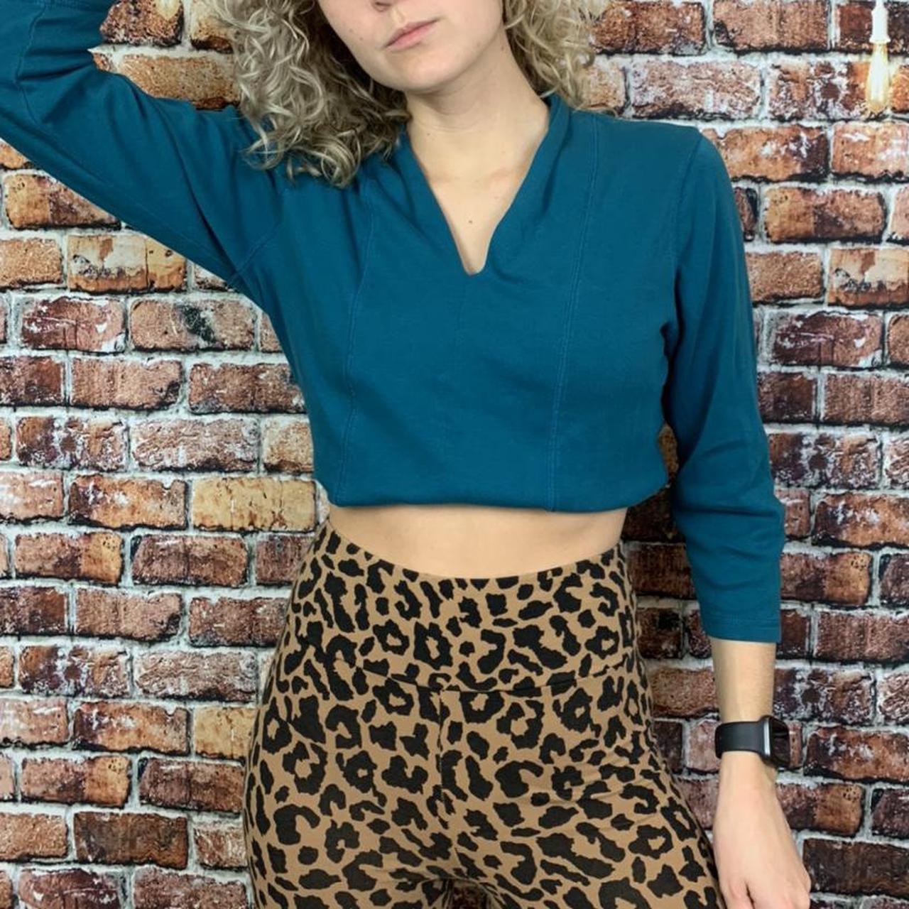 Rafaella Women's Blue Blouse | Depop