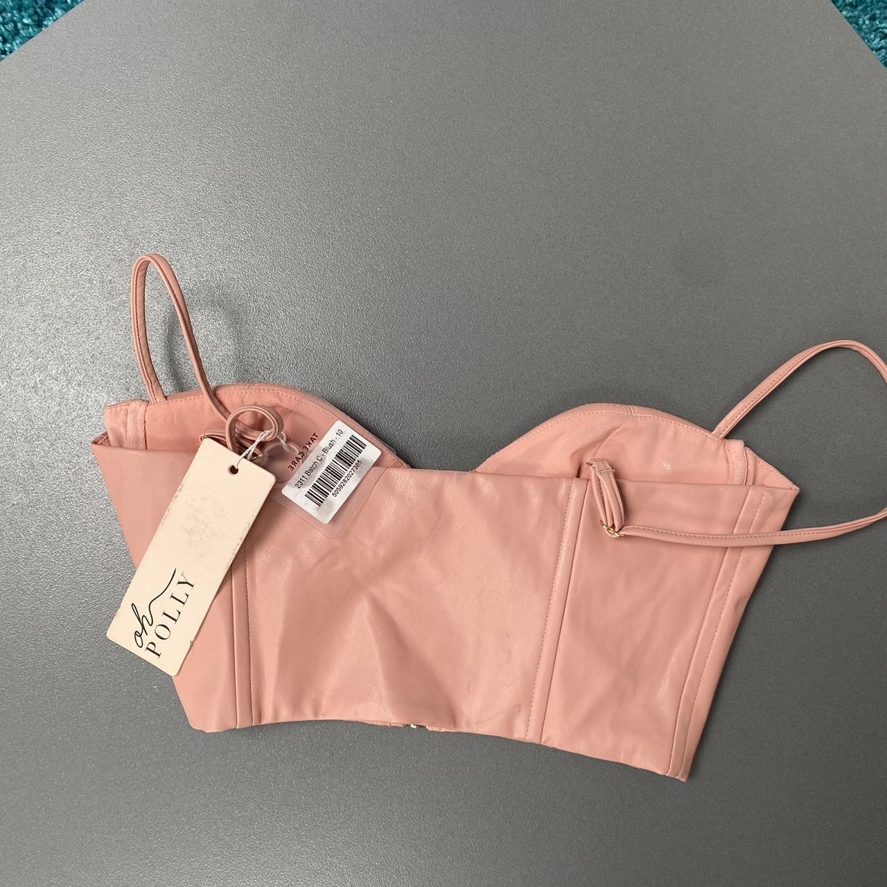 Oh Polly Zip Into Shape Faux Leather Underwired... - Depop