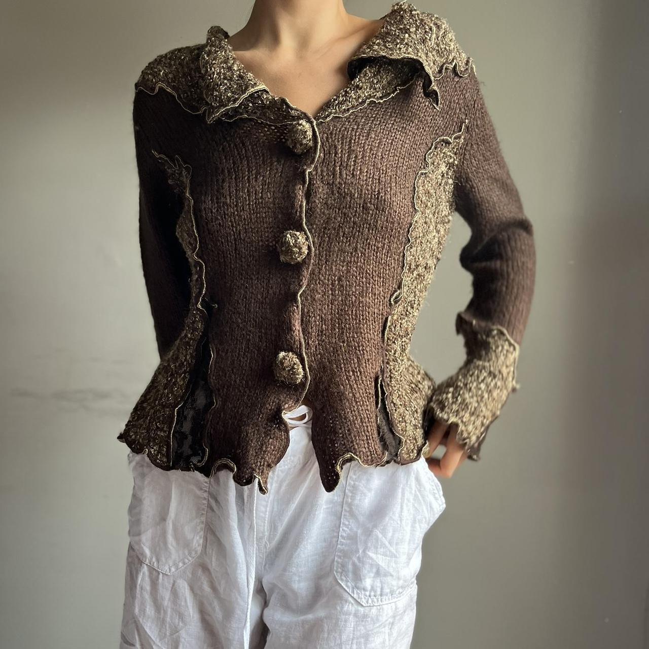 vogue fairy vibe cottage core cosy cardigan - Depop